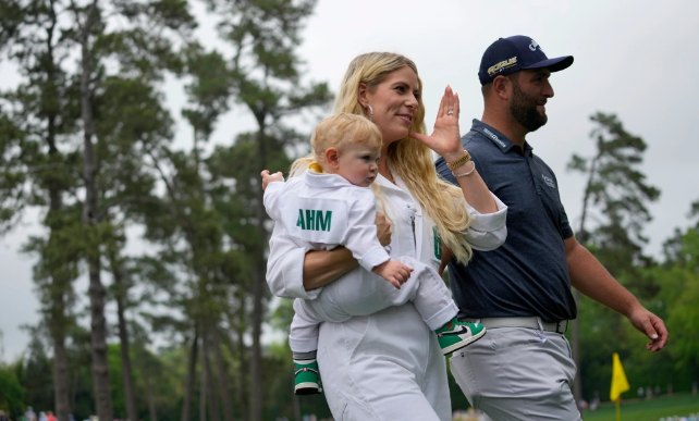 Jon Rahm and wife Kelley welcome second child Eneko Cahill Rahm - Daily ...