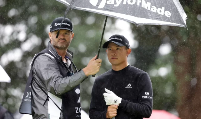 Here's what you missed overnight from the cold and wet first round of the 2022 Zozo Championship ...